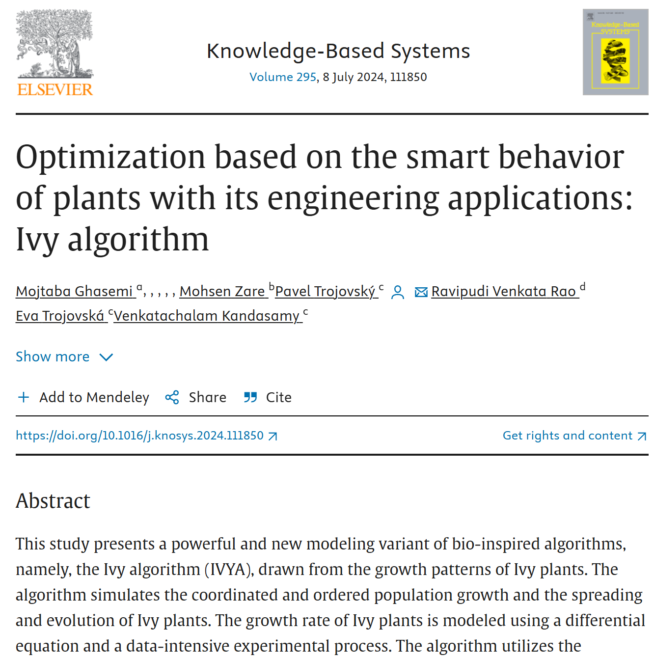 2024最新算法：常春藤算法（ivy Algorithm，lvya）求解23个函数，matlab代码