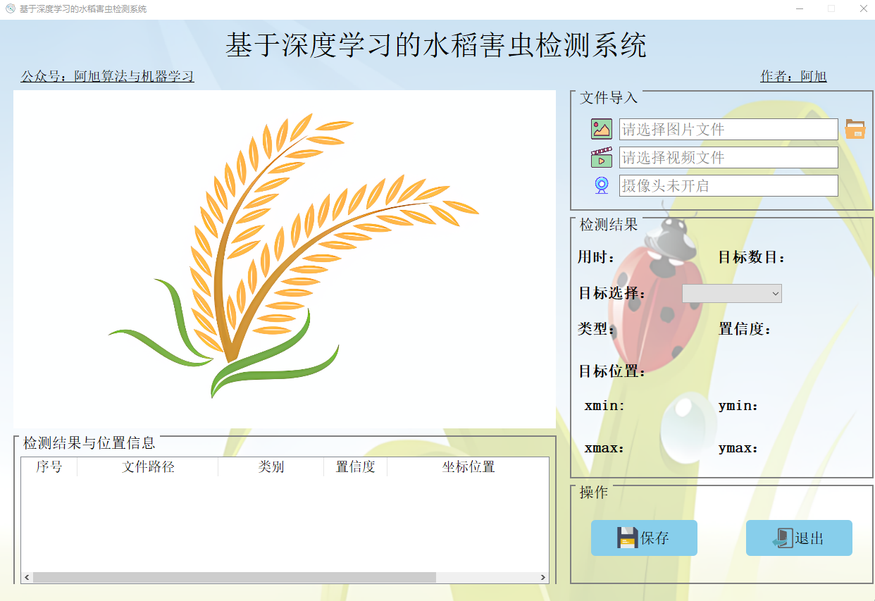 基于yolov8深度学习的水稻害虫检测与识别系统【python源码pyqt5界面数据集训练代码】